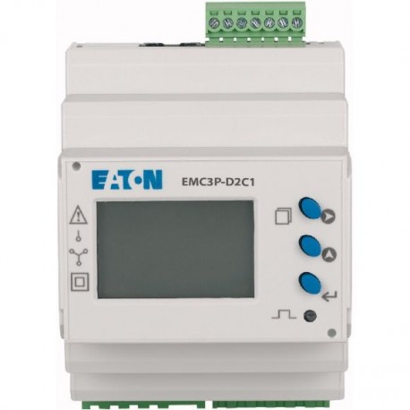 EMC3P-D2C1 EATON ELECTRIC Meter, 3P, DIN, ModB, 5A CT, MID..