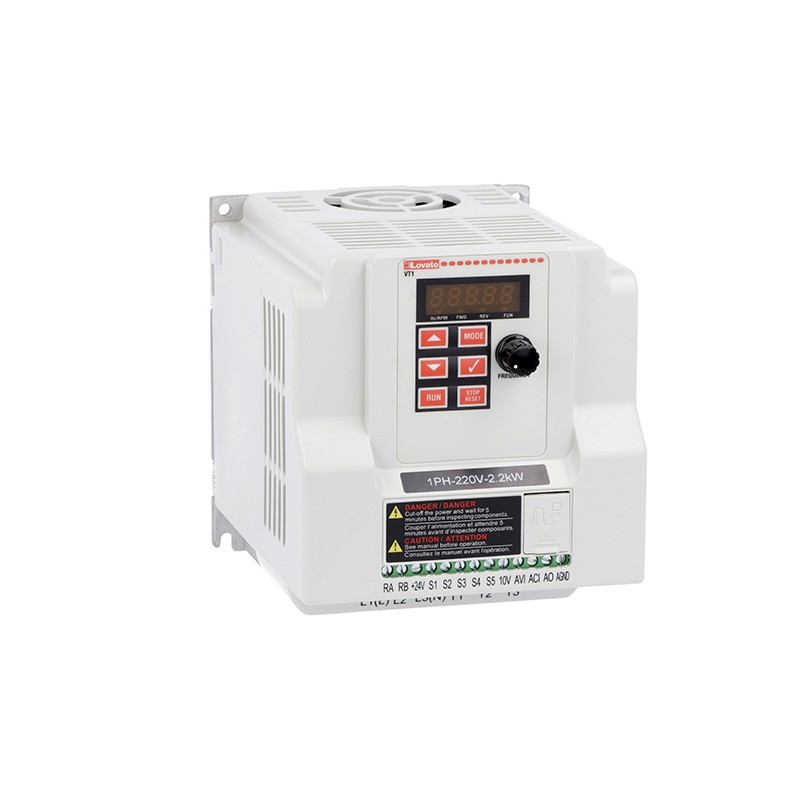 VT122A240 LOVATO AC MOTOR DRIVE 1PH 2.2KW OUT 3-PH 240VAC