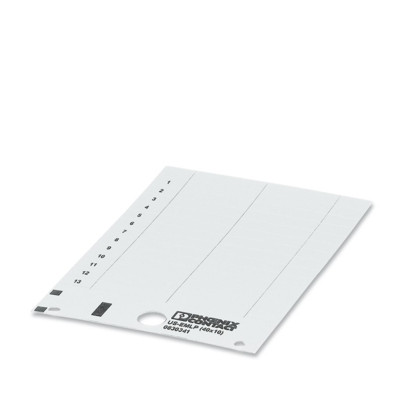 US-EMLP (40X10) CUS 0830365 PHOENIX CONTACT Plastic label