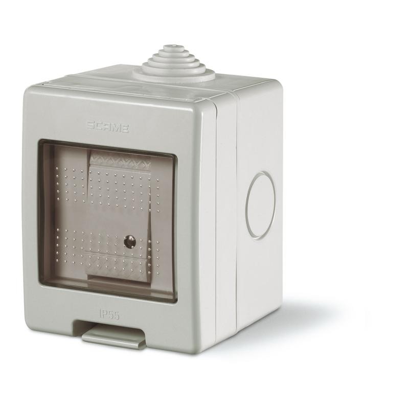 136.5121-333 SCAME UNIBOX ENCLOSURE IP55 1X BELL PUSH Elec..