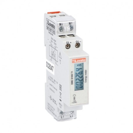 DMED100T1A120 LOVATO ENERGY METER, SINGLE PHASE, NON EXPAN..