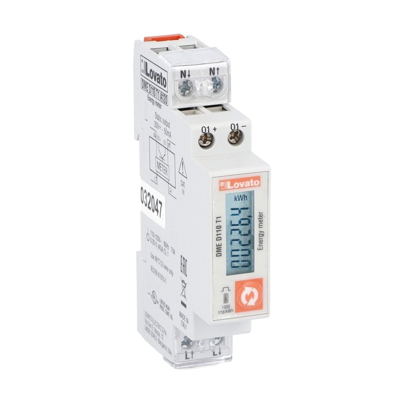 DMED110T1A120 LOVATO ENERGY METER, SINGLE PHASE, NON EXPAN..