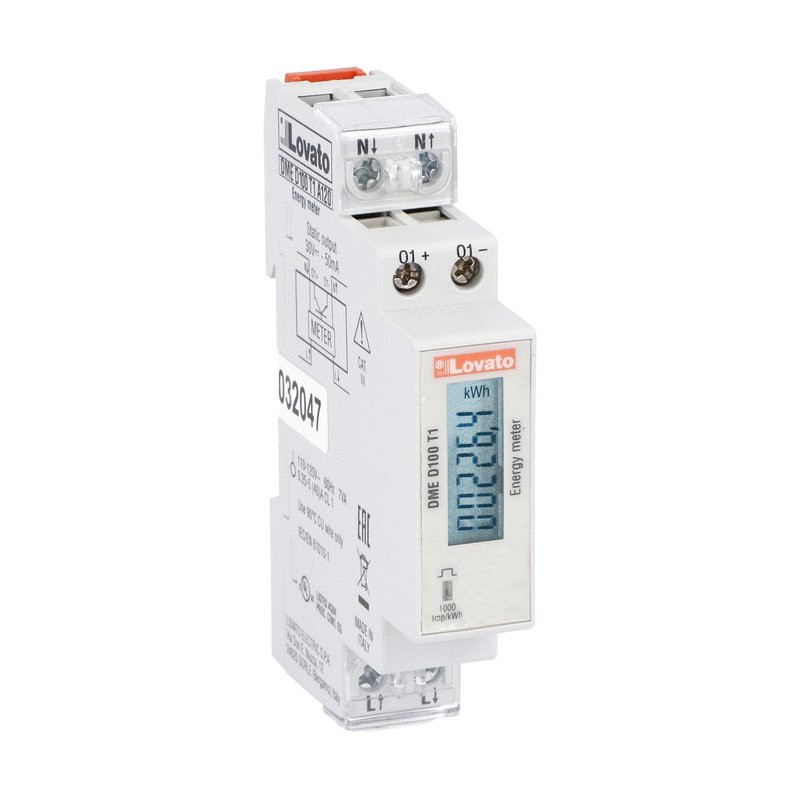 DMED100T1MID LOVATO ENERGY METER, SINGLE PHASE, MID CERTIF..